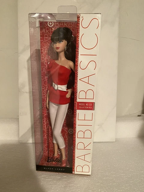 TARGET EXCLUSIVE BARBIE Basics Collection Red NRFB Model No. 03 Steffie ...