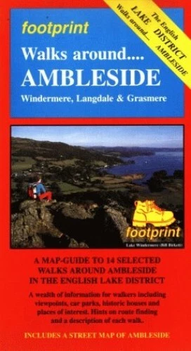 WALKS AROUND AMBLESIDE: Map/Guide by Footprint Sheet map, folded Book ...