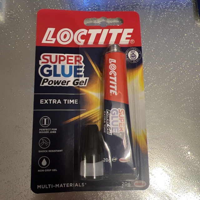 LOCTITE SUPER GLUE Power Gel - Extra Time - Multi-Material - 20g £6.99 ...