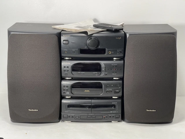 TECHNICS HI-FI SYSTEM SE-CH505A SL-CH505 RS-CH505 ST-CH505 & SB-CH515A ...