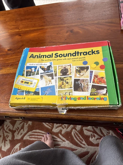 LIVING AND LEARNING Vintage Animal Soundtracks Game 1987 New Unopened ...