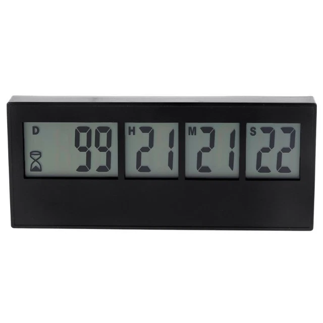 Digital Countdown Days Timer Big 999 Days Count Down Clock For Vacation Retire Eur 13 14
