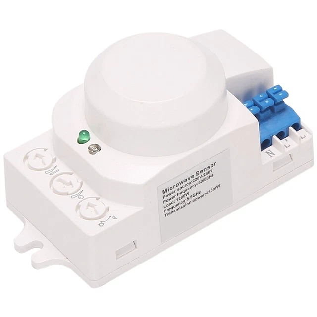 5,8 GHZ HF System LED Mikrowelle 360 Grad Bewegung Sensor Lichtschalter ...