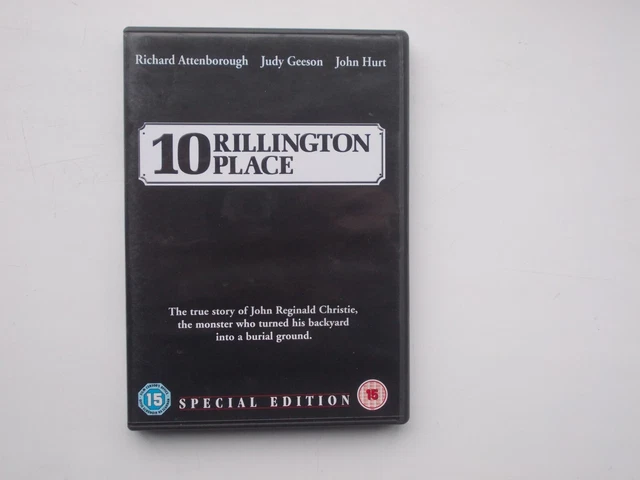 10 RILLINGTON PLACE (DVD) Richard Attenborough,Judy Geeson,John Hurt £5 ...