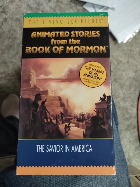 VHS VIDEO LIVING Scriptures Animated Stories From Book Mormon Savior in ...
