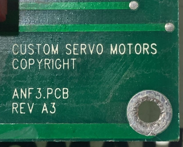CUSTOM SERVO MOTORS Board Anf3.Pcb Rev A3 $1,299.00 - PicClick CA