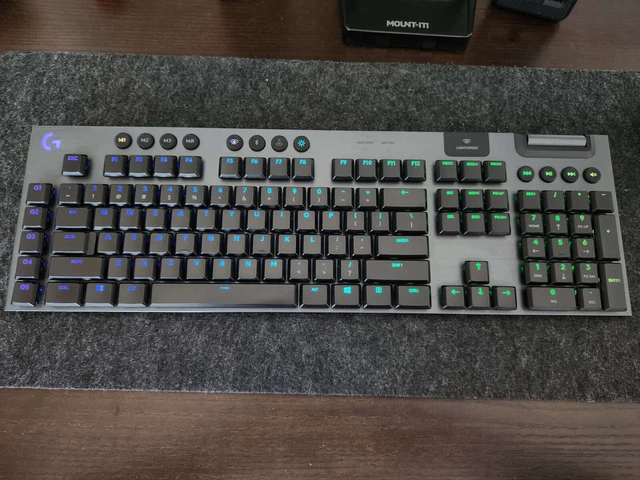 LOGITECH G915 FULLSIZE Wireless Mechanical Keyboard, Tactile, ANSI, RGB ...