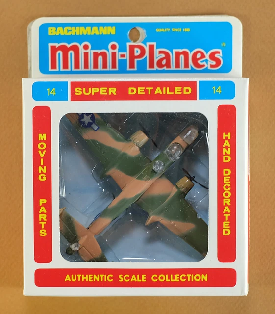 VINTAGE BACHMANN MINI-PLANES Model Airplane 1970s • #14 Mitchell Bomber ...