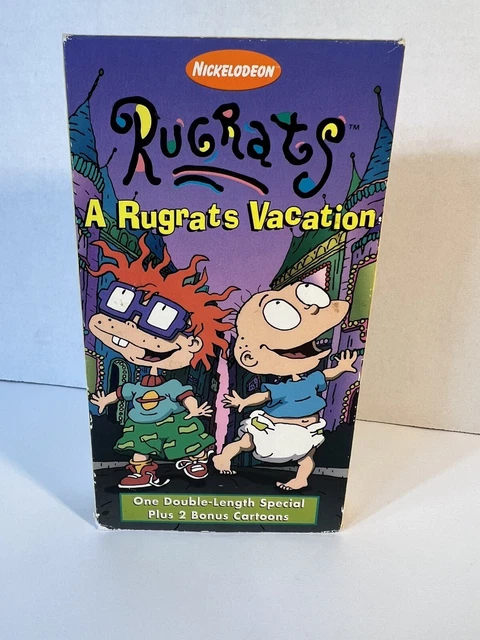 RUGRATS A RUGRATS Vacation VHS 1997 Nickelodeon Movie Orange Tape 90's ...