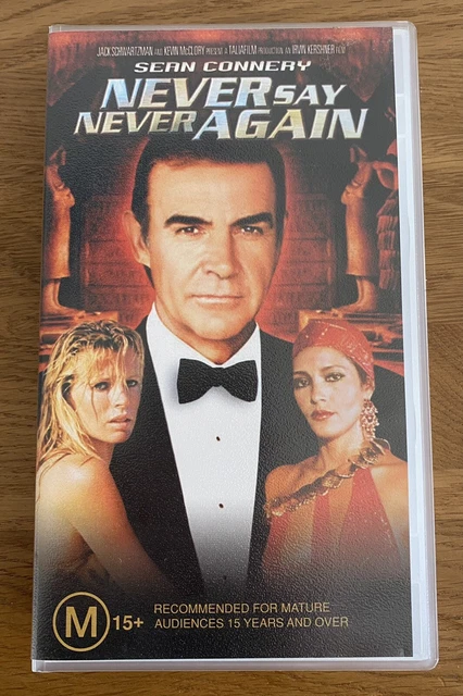 007 NEVER SAY Never Again VHS James Bond Sean Connery 1983 Video Tape ...