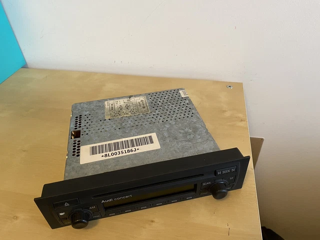 AUDI A3 8L Concert CD Head Unit Radio Stereo Model no: 8L0035186J £25.00 - PicClick UK