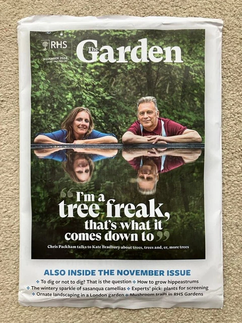 RHS THE GARDEN Magazine November 2024 Hippeastrums Sasanqua Camellias ...