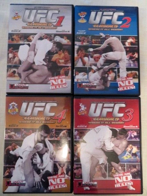 UFC CLASSICS COLLECTION Where it all began- DVD Box Set Vol Volumes 1-4 ...