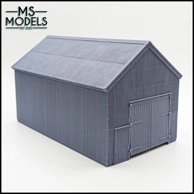 NARROW GAUGE METAL Engine Shed for OO9 Model Railway Boston Lodge ...