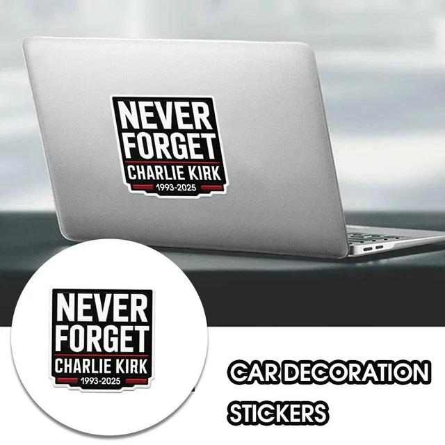 CHARLIE KIRK TRUE American Hero Car Bumper Stickers Decals Decor G9G7 £ ...