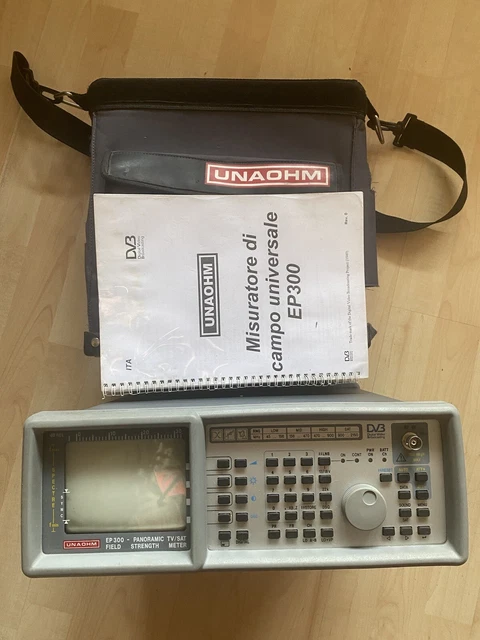 UNAOHM EP 330 TV/SAT FIELD STRENGTH METER.Misuratore Di Campo. BATTERIA ...