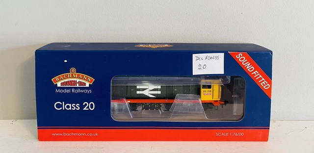 BACHMANN 32-030DS CLASS 20 20156 BR RailFreight Grey Large Logo DCC ...