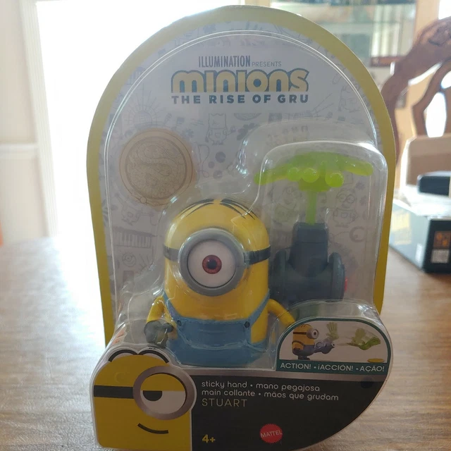 MINIONS THE RISE Of Gru Movie Sticky Hand Stuart Figure Illumination ...