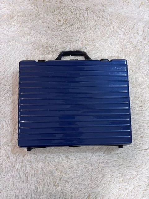 RIMOWA NAVY ATTACHE Case Hard Shell Briefcase $381.17 - PicClick AU