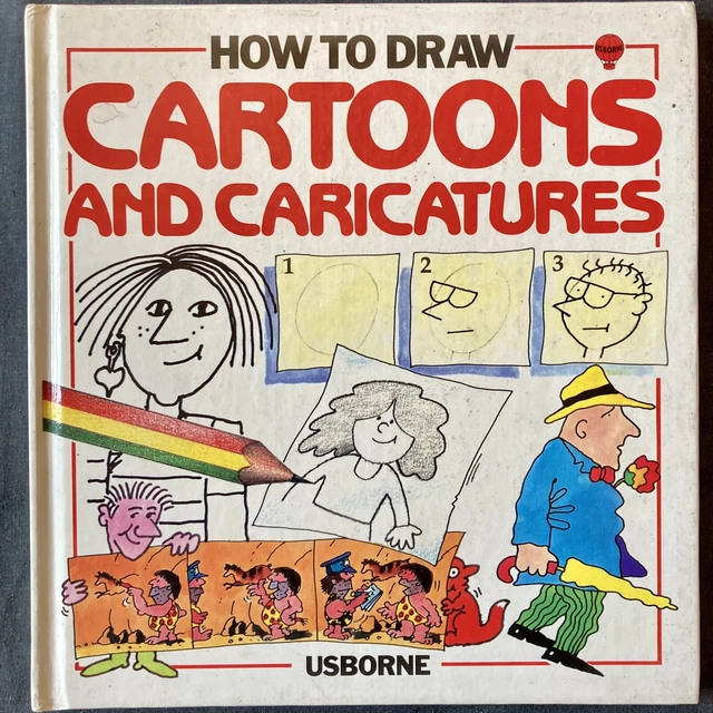 HOW TO DRAW Cartoons and Caricatures by Tatchell Judy Hardback Kids Fun ...