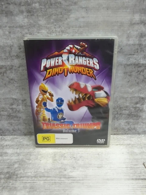 POWER RANGERS DINOTHUNDER - Triassic Triumph : Vol 5 (DVD, 2004) Region ...