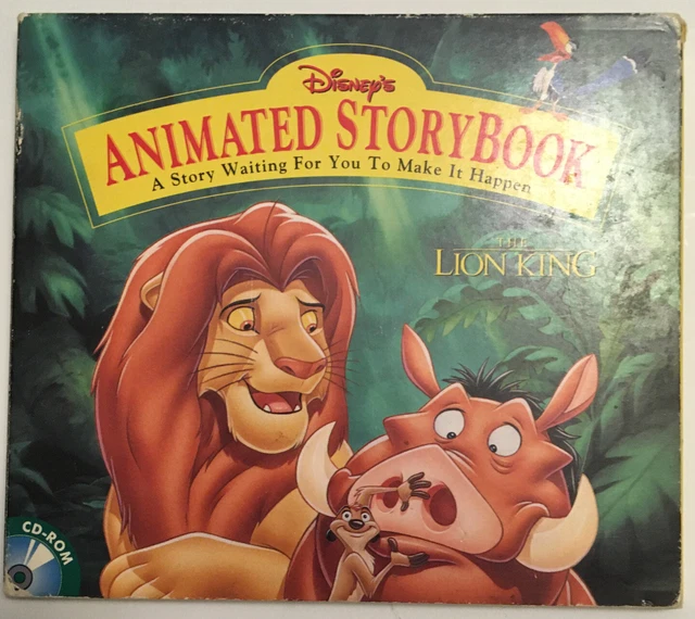 DISNEY'S LION KING ANIMATED STORY BOOK CD-ROM (For Windows or Macs) £7. ...