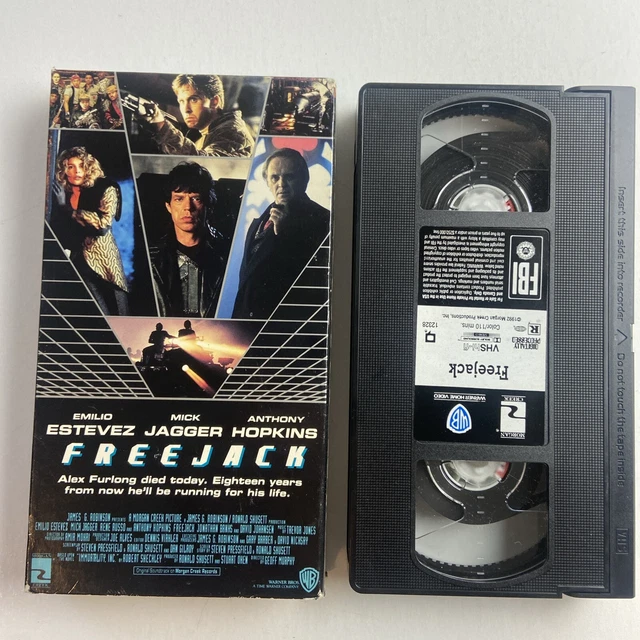 FREEJACK (VHS, 1992) Mick Jagger, Anthony Hopkins 1992 $9.99 - PicClick CA