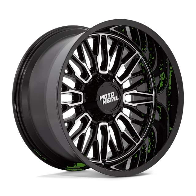 20X10 MOTO METAL MO809 Stinger Gloss Black Mach Wheels 8x170 (-18mm ...