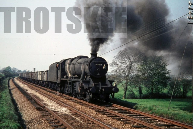 35MM SLIDE BR British Railways Steam Loco 48253 Class 8F 1968 Original ...