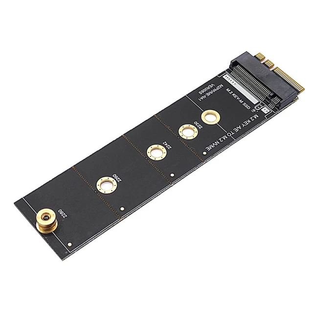 M.2 KEY A E to M.2 NVME Adapter Card NGFF to Key M Expansion Card Solt ...