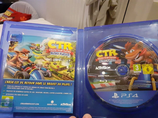 CRASH TEAM RACING Nitro Fueled CTR - Jaquette FR PAL PS4 EUR 21,00 ...