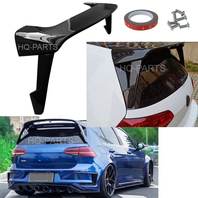 FOR 15-19 VW Golf GTI MK7 Style Rear Trunk Roof Spoiler Wing Lid Gloss ...