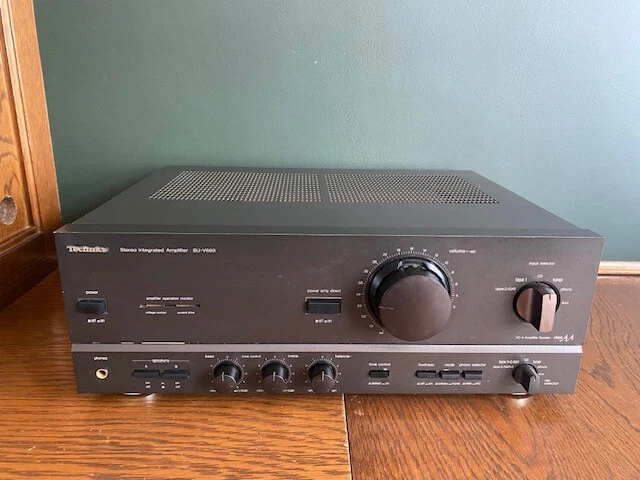VINTAGE TECHNICS SU-V660 Stereo Integrated Amplifier Vintage Class AA ...