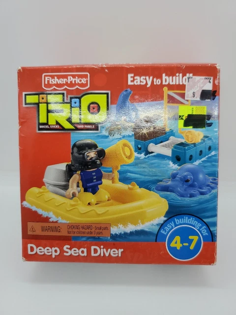 FISHER PRICE TRIO Deep Sea Diver Build An Ocean Adventure New In Sealed ...