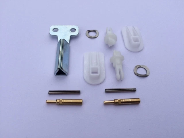 FULL GAS / ELECTRIC METER BOX REPAIR KIT Inc 2X LATCH LOCK, 2X HINGES ...