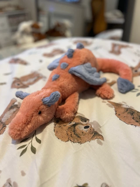 JELLYCAT PERSIMMON DRAGON Large (New) £60.00 - PicClick UK