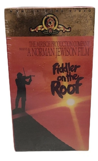 FIDDLER ON THE Roof (VHS 1988) 1971 Musical Drama, NEW/SEALED, G, 2 ...