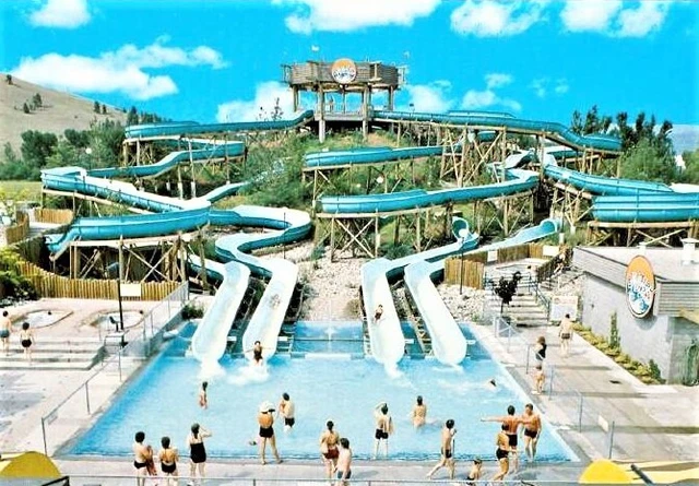 WILD WATERS, KELOWNA, British Columbia, Canada; Giant Waterslides ...
