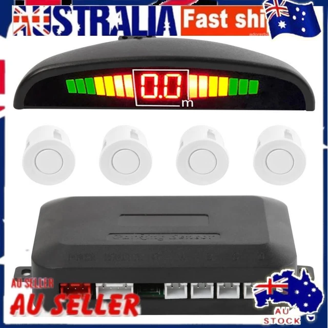 4 SENSORS LED DISPLAY CAR Parking Sensor Kit Radar Monitor System ...