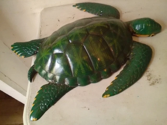 STATUETTE TORTUE TURTELL Art Ethniq Totem Ecrin Origin Matiere Utilisa ...