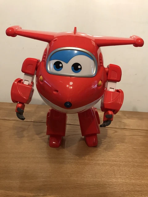 SUPER WINGS ROBOT ready Talking Jett interactive figure (Phrases,lights ... SUPER WINGS ROBOT ready Talking Jett interactive figure (Phrases,lights ...
