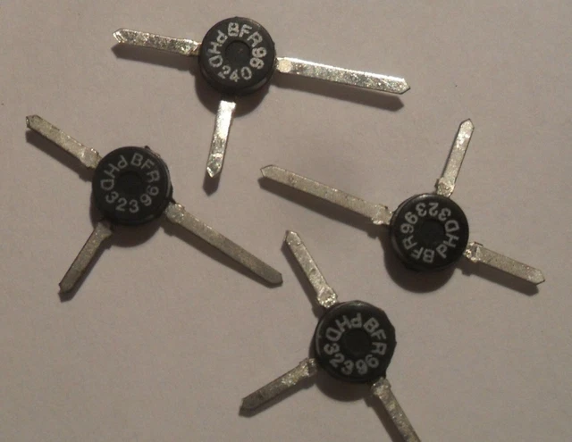 BFR96 PHD323 SMD UHF transistor a microonde-RF 20V 100mA NPN 5GHz prima ...