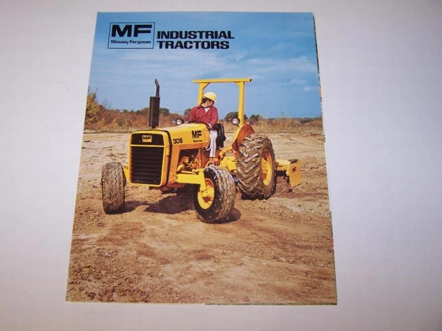 NOS MASSEY FERGUSON MF 20C 30B 40B 50C Industrial Tractor Sales Brochure Catalog £8.00 - PicClick UK