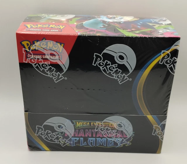 POKEMON MEGA EVOLUTION Phantasmal Flames Booster Display Box (36 Packs ...