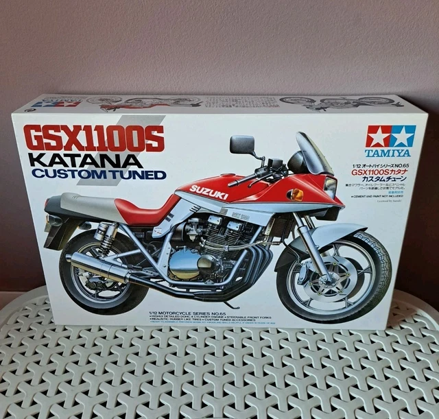 TAMIYA 14065 SUZUKI GSX1100S Custom Tuned Katana Model Kit 1/12 Scale ...