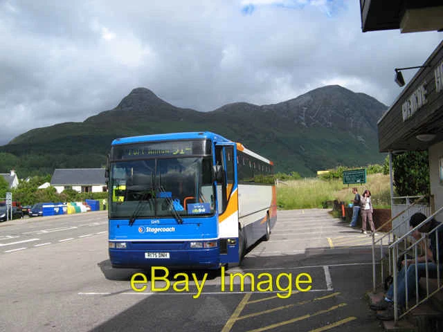 PHOTO 6X4 BUS stop Ballachulish A coach bound for Fort William has ...