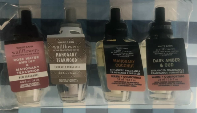 BATH AND BODY Works, White Barn Wallflowers Refill - Mahogany, Oud ...