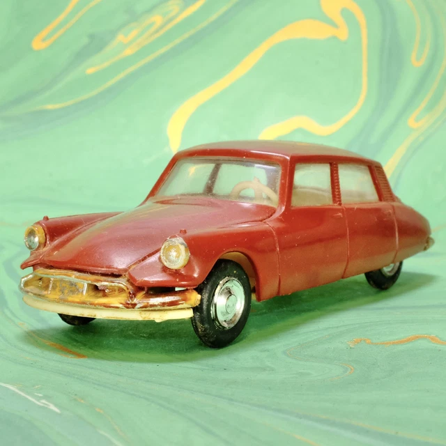 RARE VINTAGE PLASTIC 1960s Citroen DS19 Model Car Made in Hongkong ...