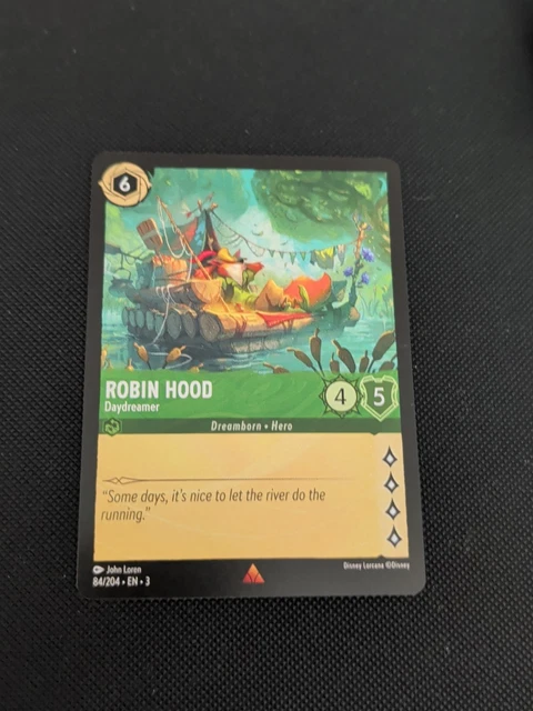 DISNEY LORCANA TCG Robin Hood Rare Into The Inklands Nm Non Foil EUR 1 ...