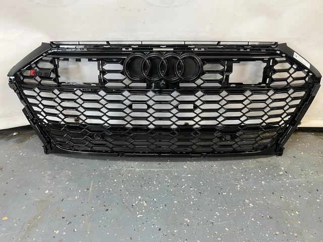 ORIGINAL AUDI RS6 RS7 Kühlergrill Grill Schwarz-Glänzend 4K8853651F ...
